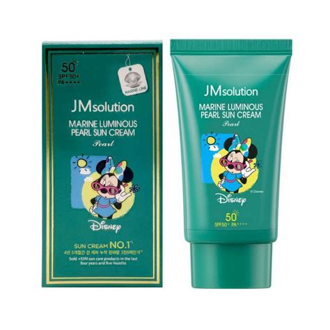 Jm Solution Marine Luminous Pearl Sun Cream Pearl X Disney Mini