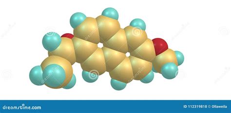 Naproxen Structure Isolated On White Background Stock Illustration Illustration Of Medical