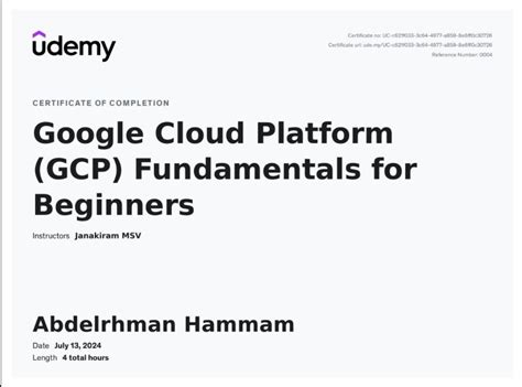 Abdelrhman Nasser On Linkedin View My Verified Achievement From Udemy