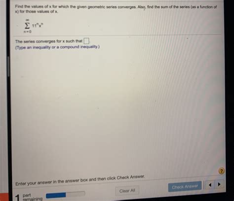 Solved Find The Sum The Series Below 1 In N 3 1 1 In N