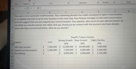 Using The Minimax Regret Approach Which Expansion