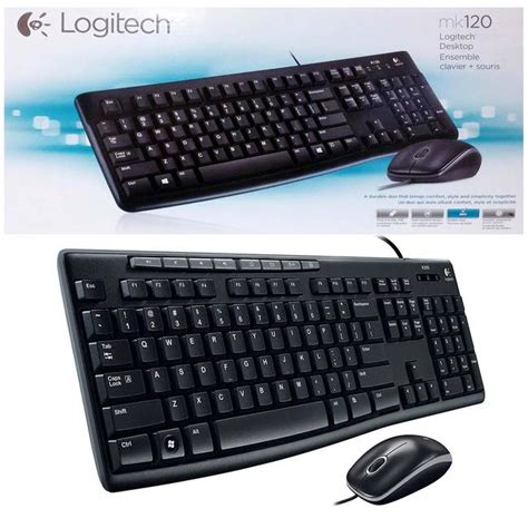 Logitech MK Desktop Set USB Keyboard And Mouse
