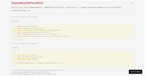 material demo codesandbox