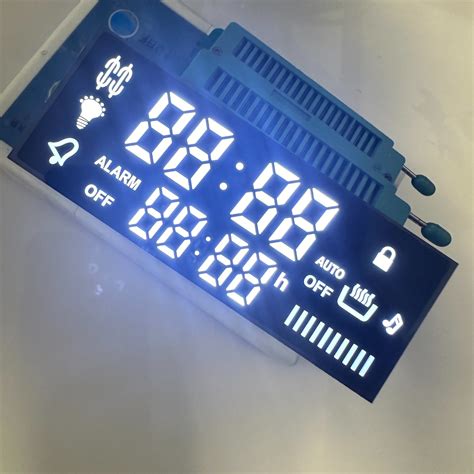 Customized Ultra Bright White Segment LED Display Common Cathode For Gas Cooker Controller