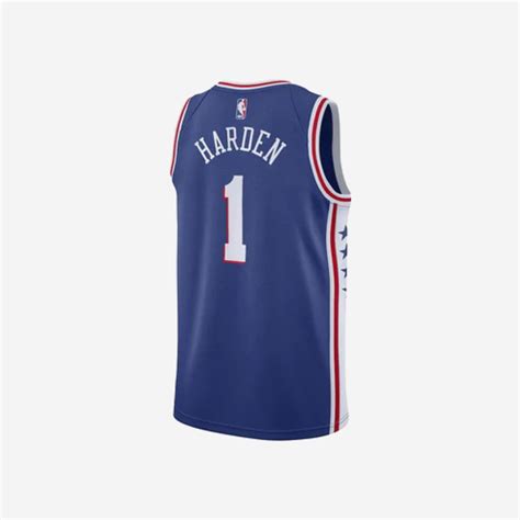 나이키 제임스 하든 필라델피아 세븐티식서스 아이콘 에디션 Nba 스윙맨 저지 블루 Nike Kream