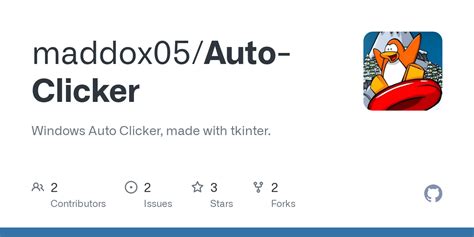 Github Maddox Auto Clicker Windows Auto Clicker Made With Tkinter