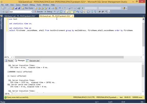 Live Query Statistics Sqlservercentral