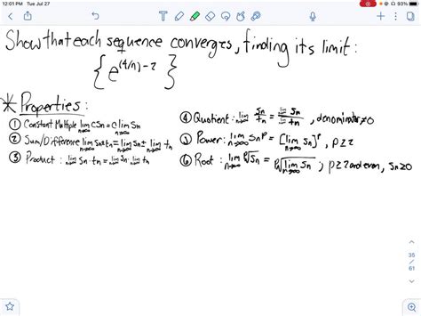 solved 2 consider the sequence { ~1 n }1 00 prove that all of its
