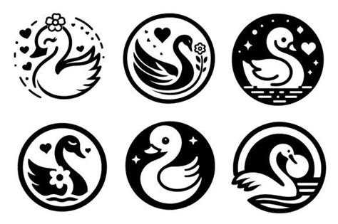 Swan Logo Vector Icon Illustration Graphic By Daliapopi · Creative Fabrica