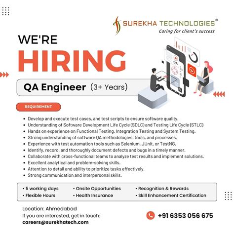 Surekha Technologies On Linkedin Wearehiring Hiring Qajobs