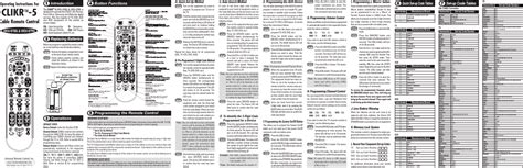 Universal Remote Control Clikr 5 Ur5U 8780L Operation Manual ManualsLib Makes It Easy To Find