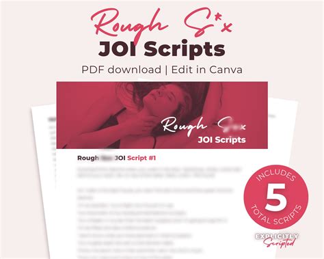 Onlyfans Rough Sx JOI Script Bundle Onlyfans Ideas Adult Industry Scripts Onlyfans Content