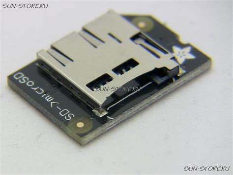 MicroSD адаптер короткий Adafruit industries 966 low profile microsd card adapter