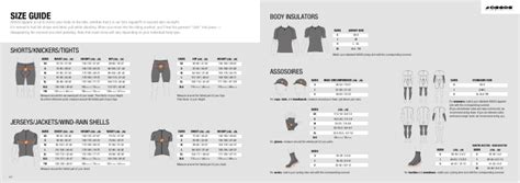 Clothing Sizing Charts Download Printable Pdf Templateroller