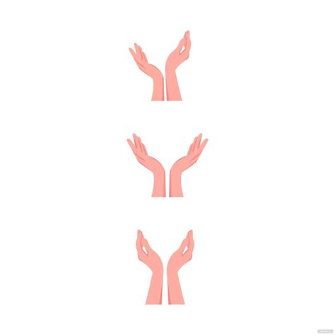 Two Hands Vector In Illustrator Eps  Png Svg Download