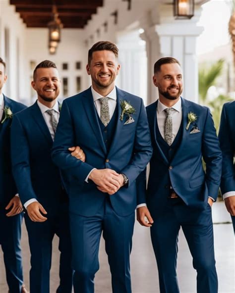 What Color Goes With Navy Groomsmen At Pauline Dane Blog
