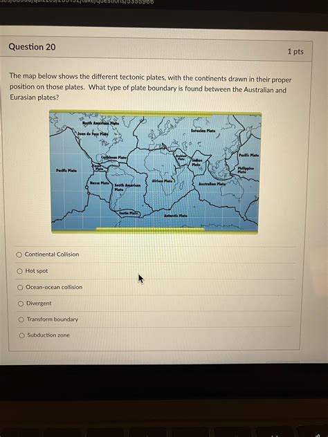 Solved Question 201 ﻿ptsthe Map Below Shows The Different