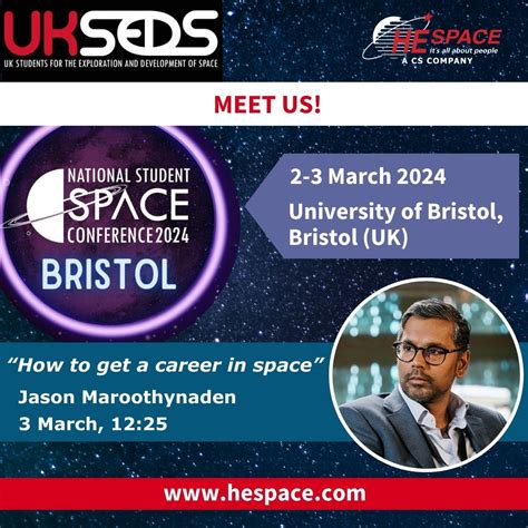 He Space Operations On Linkedin Nssc2024 Ukseds Hespace Spacejobs