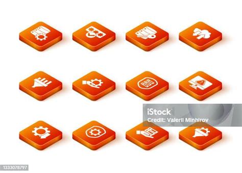 Set Cost Reduction Shield With Settings Gear Sales Funnel Chart Hand Server Data Web Hosting