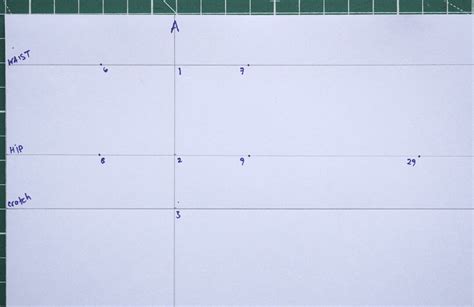 How To Draft A Pants Pattern Detailed Method The Creative Curator