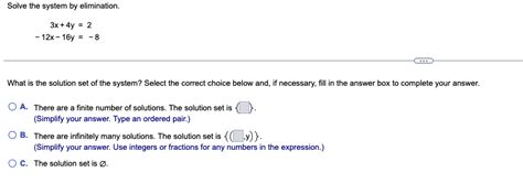 Solved Solve The System By Chegg Com
