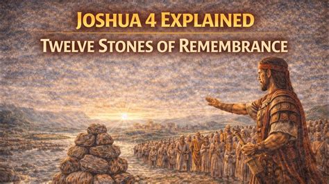 Joshua 4 Explained Twelve Stones Of Remembrance Youtube