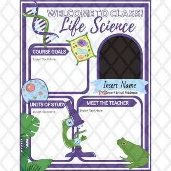 Science Themed Welcome Letter For Back To Babe Open House Meet The Teacher