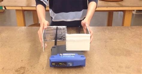 Simplest Way To Boost Your Wi Fi Signal Just Put Some Aluminium Foil Behind Your Router