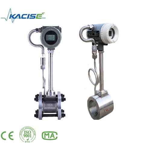 Industrial Saturated Steam Gas Vortex Flow Meter With Temperature Pressure Compensation