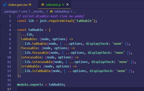 Cant Make It Work Testing With Tabbable Mocked · Issue 943 · Focus