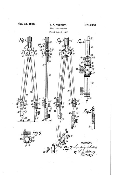 Drafting Compass With Degrees