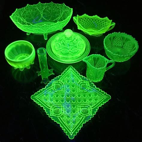 Uranium Glass Collectible Radioactive Glassware From A Bygone Era