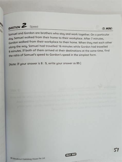 Primary Maths Olympiad Hobbies And Toys Books And Magazines Assessment