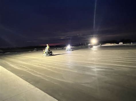 Early Morning 40000 Sft Slab On Grade Placement On New Hope Corporate