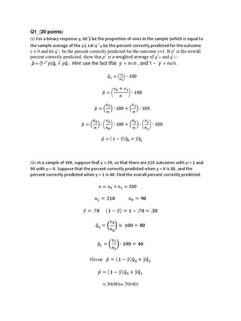 Problem Set 3 Pdf Correlation And Dependence Errors And Residuals