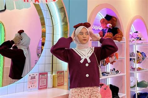 Ide Ootd Nuansa Cotton Candy Ala Influencer Hijab Tampil Ceria Dan Bikin Gemas