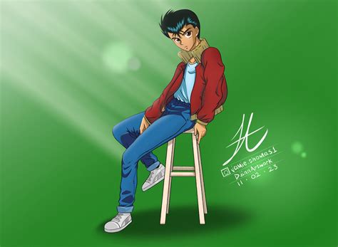 Yu Yu Hakusho Yusuke Urameshi By Djinnartwork On Deviantart