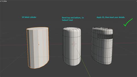 Modeling Bic Lighter Solving Subdivision Warping Issues While Cutting Holes Blender Stack