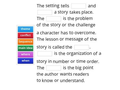 Clil Literary Elements Закончите предложение