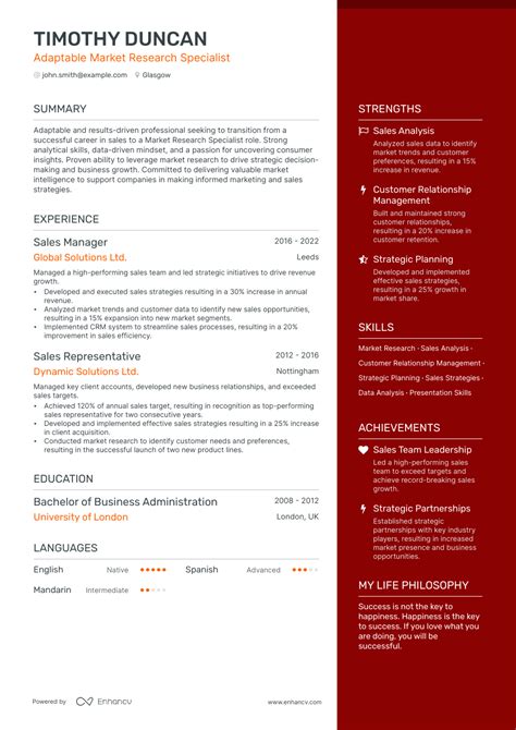 3 Market Research Cv Examples For 2023
