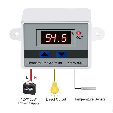 Digital Control Temperature Microcomputer Thermost Vicedeal