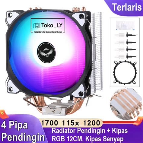 Jual Fan Cooler Cpu Cooler Fan Processor Universal Intel Amd Heat Pipe Fan Rgb Cm