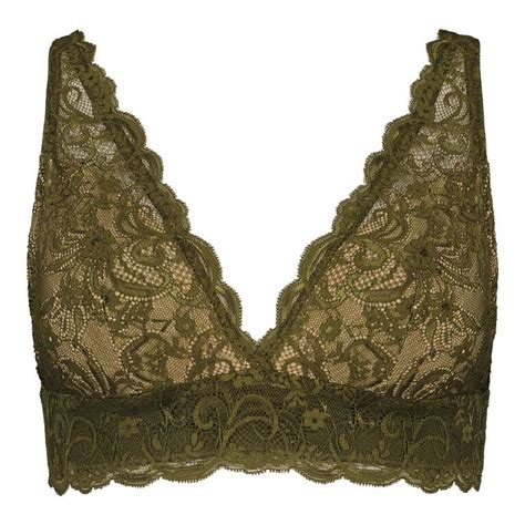 Handh Womens Florence Wirefree Soft Cup Bra Green Dark The Warehouse