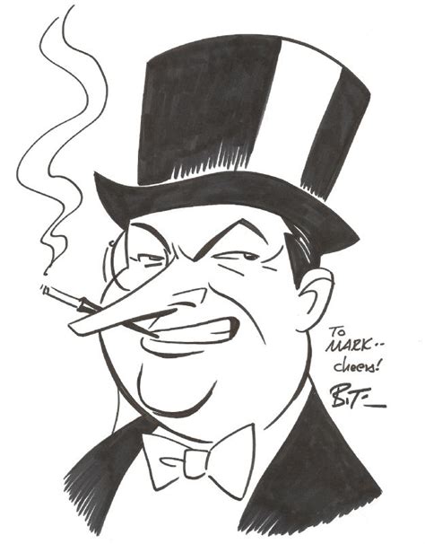 The Penguin By Bruce Timm In Mark Schweikerts Bruce Timm Comic Art Gallery Room 658045