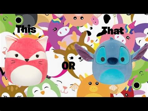 This Or That [squishmallow Edition] Cute Squishmallows Thisorthat Youtube