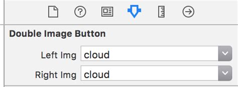 Ios UIButton With Image On Left And Right Side Using IBDesignable In