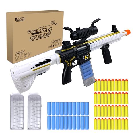 AGM MASTECH 416 Soft Bullet Toys Gun Empty Shell Ejecting Design 40