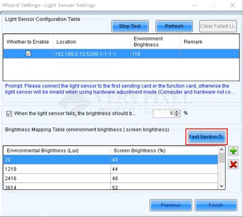 Automatic Brightness Adjustment By Light Sensor Novastar Shenzhen