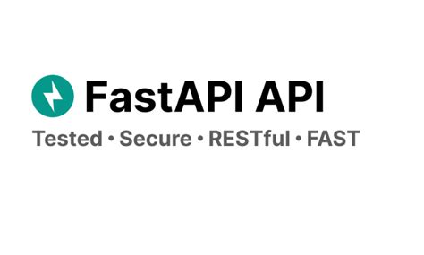 Build Any Web Api With Fastapi By Matthewplank Fiverr