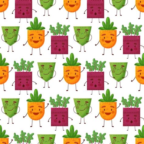 Premium Vector Beet Root Flat Design Seamless Pattern Seamless
